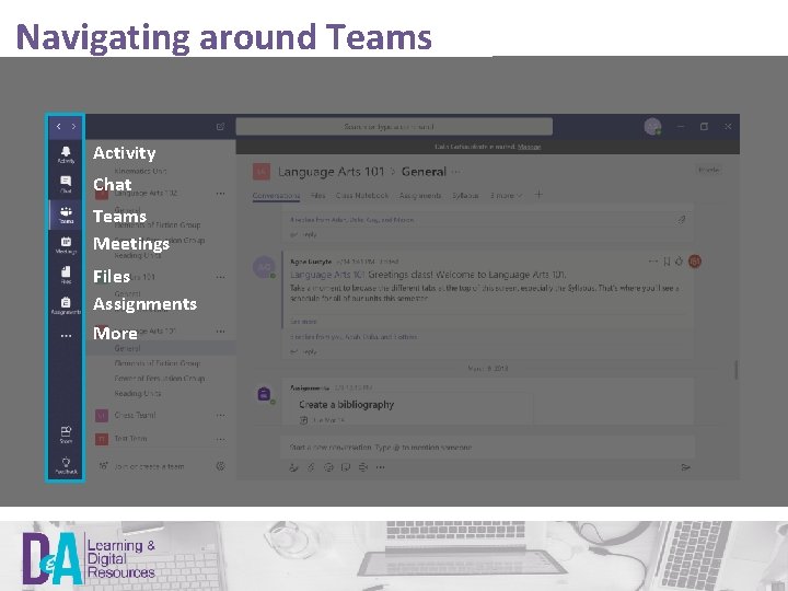 Microsoft Teams Vickie Craig Learning and Digital Resources