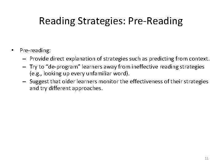 Teaching Reading LLT 307 Reading Matters First paragraph