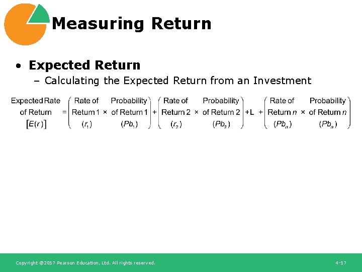 Chapter 4 Return and Risk Return and Risk
