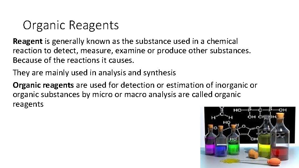 Inorganic Chemistry Organic Reagents use in Inorganic Analysis