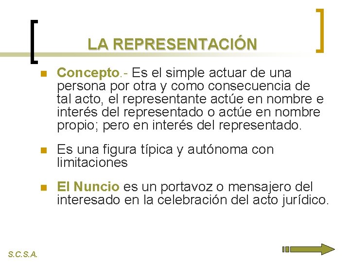 LA REPRESENTACIN ORIGENES Y SU EVOLUCIN CLASES DE