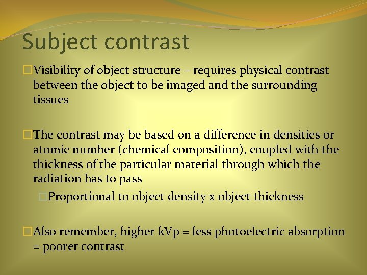 Image Quality and Patient Dose Xray tube design