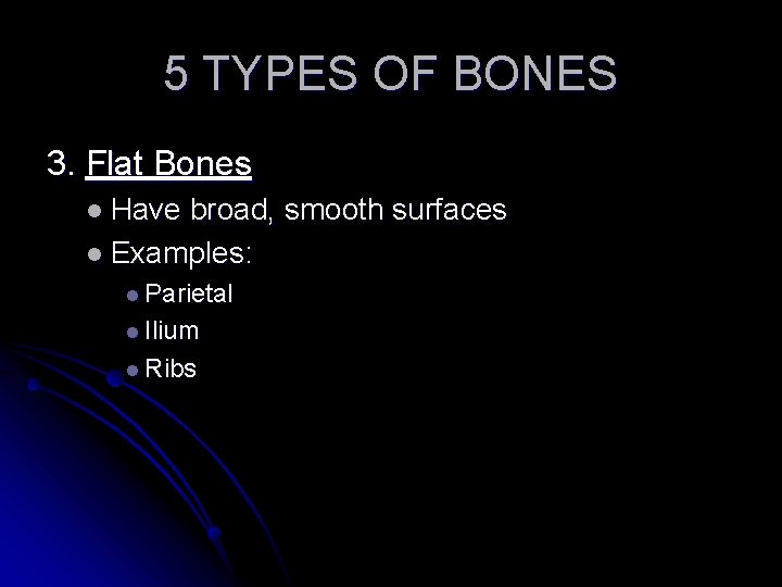General Anatomy Bones Approximately 206 bones in adult