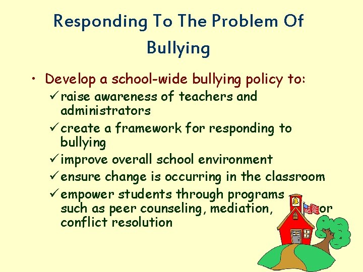 In Our Childrens Schools What Is Bullying Physical
