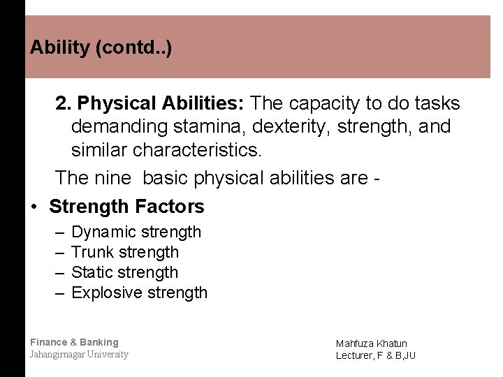 ORGANIZATIONAL BEHAVIOR Chapter 2 Foundations of Individual Behavior