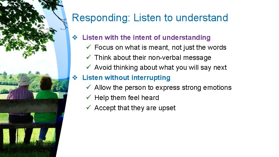 Interacting with Family Members Partnerships to Improve Care