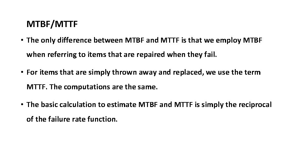 Chapter Four Failure Data and Goodness of Fit