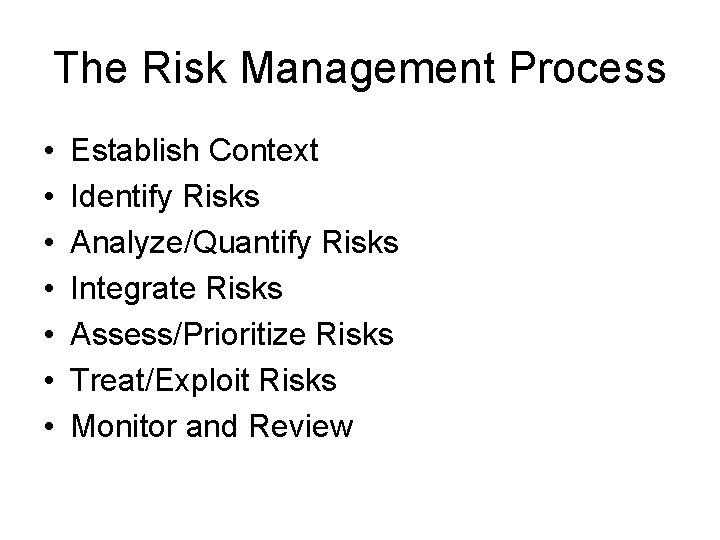 Enterprise Risk Management COSO Definition The ERM Evolution