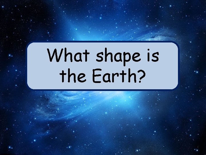 Earth and Space Spherical Bodies The birth of