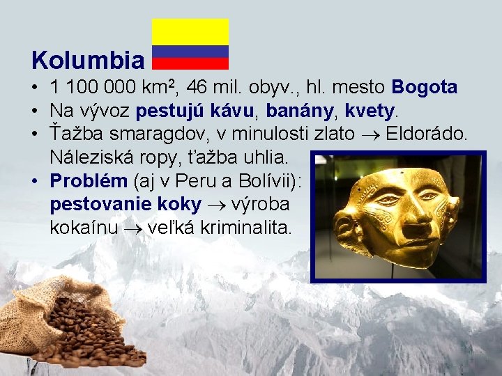 Geografia pre 9 ronk Pohorie Andy as pohoria