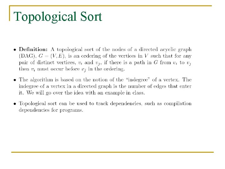 CSC 2300 Data Structures Algorithms March 30 2007