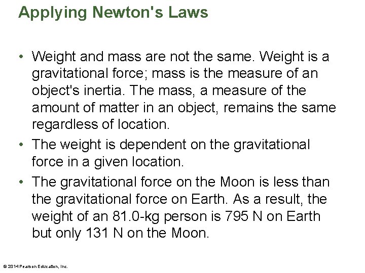 Chapter 5 Lecture Pearson Physics Newtons Laws of
