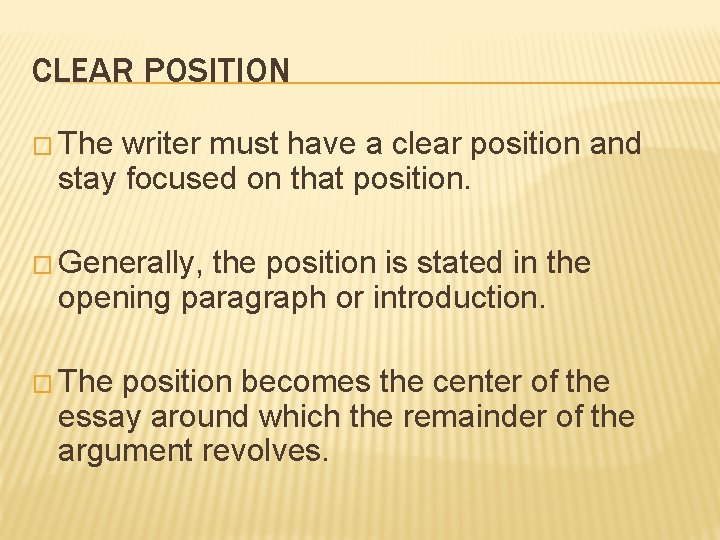 Techniques Guidelines THE ART OF PERSUASION CONSIDER THIS