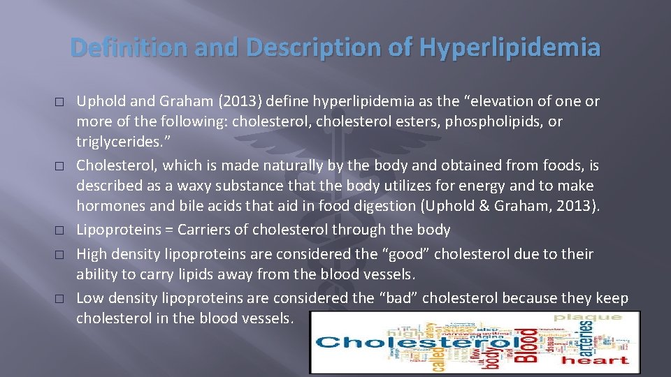 CHOLESTEROL Whats the Big Deal Andrea Sport Health
