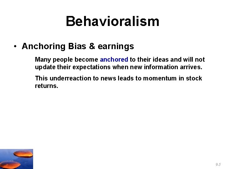 Chapter 9 Behavioral Finance and Technical Analysis Mc
