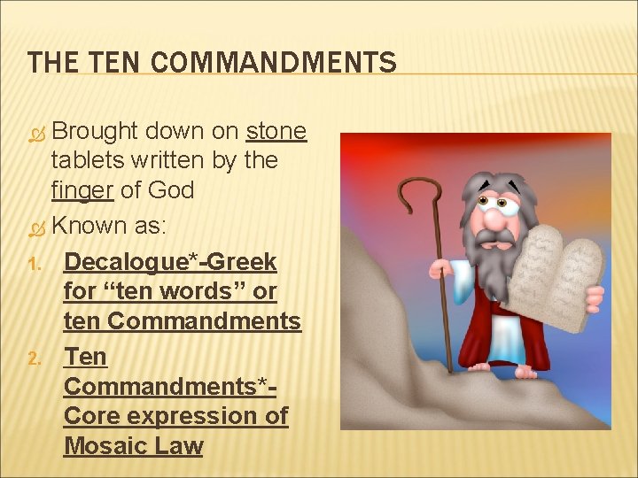 The Wilderness and the Law Exodus 15 40