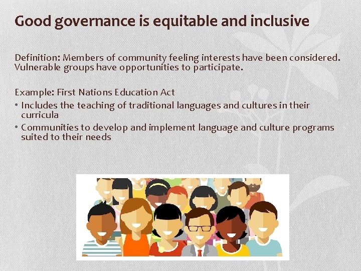 What is Good Governance in the Educational System