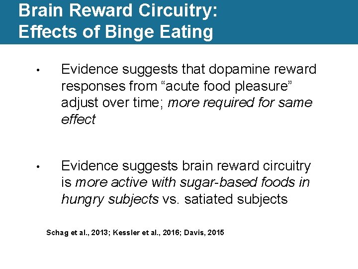 Brainbased Treatment For Binge Eating Nicole Siegfried Ph
