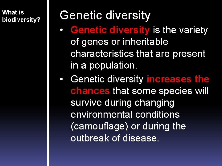 BIODIVERSITY Chapter 5 Section 1 Main Idea Biodiversity