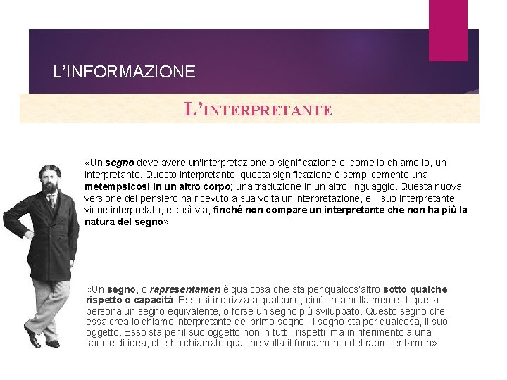 Lezione IV Il segno Lezione IV Il segno