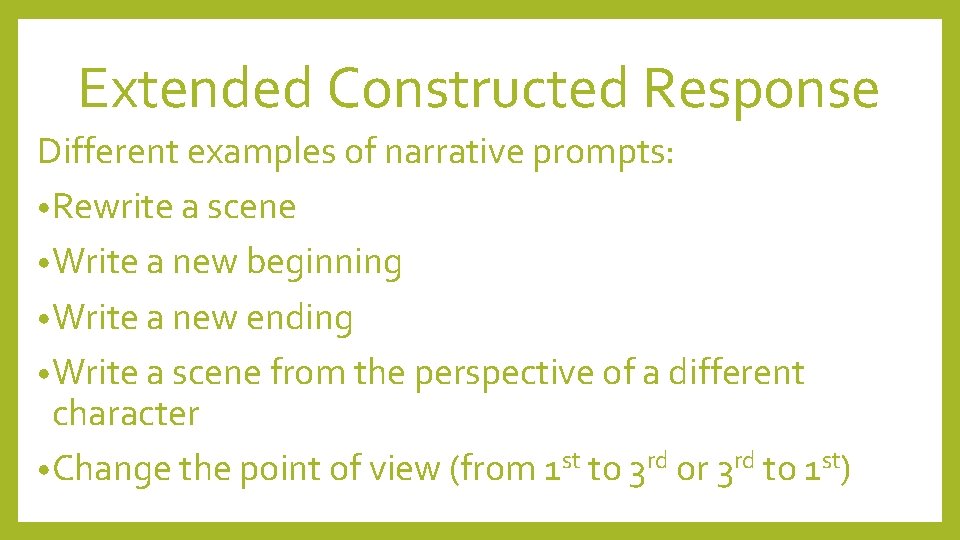 WHAT TO EXPECT ON THE GA MILESTONES EnglishLanguage