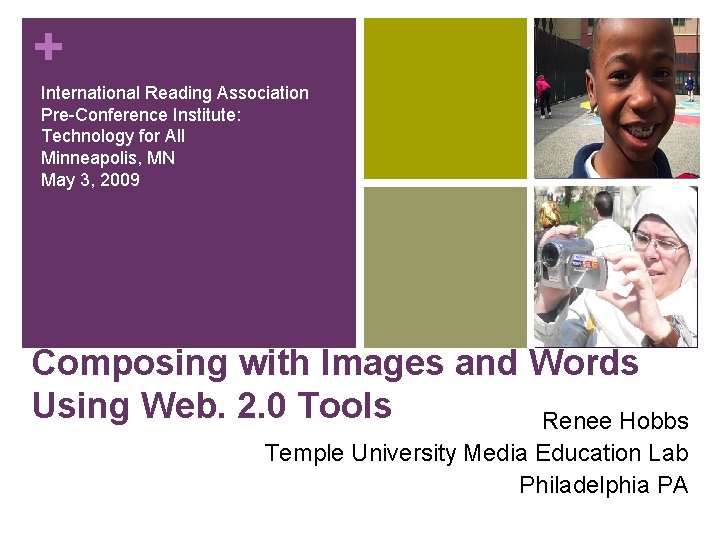 International Reading Association PreConference Institute Technology ...