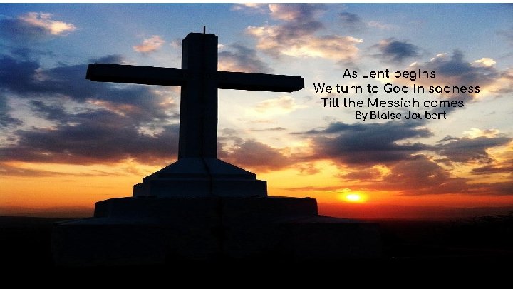 7 th Grade Lenten Poems 2021 Father bless