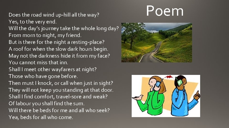 UpHill poem By Julia Dunlop Does the road