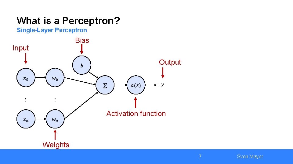 Practical Machine Learning Neural Network Structure Sven Mayer