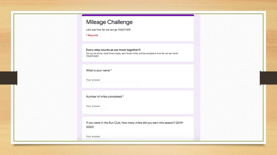 Create a Virtual Run By Andrew Martin Coordinated