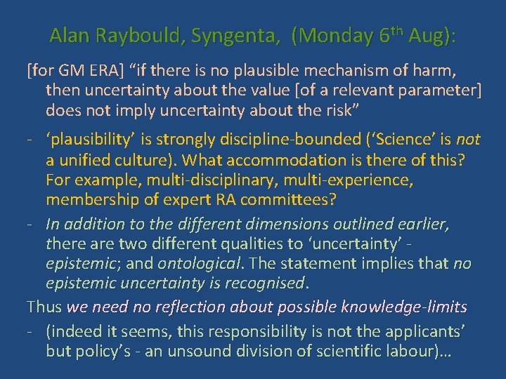 Why the Productionist Model of Food Security Perversely