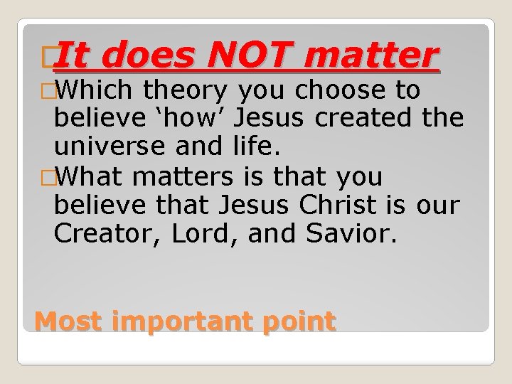 Jesus our Creator Seeing Jesus throughout the Bible