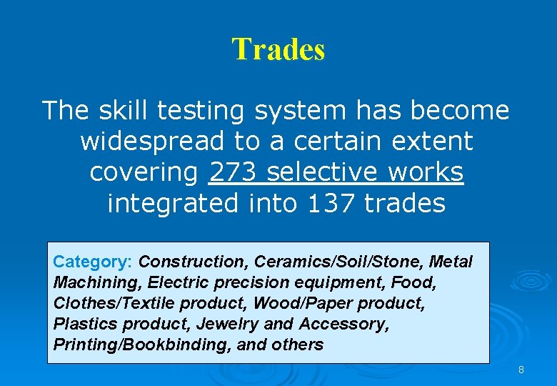 Skills Evaluation System in Japan 1 Introduction a