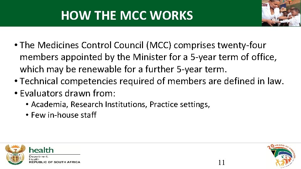Presentation on the Medicines and Related Substances Amendment