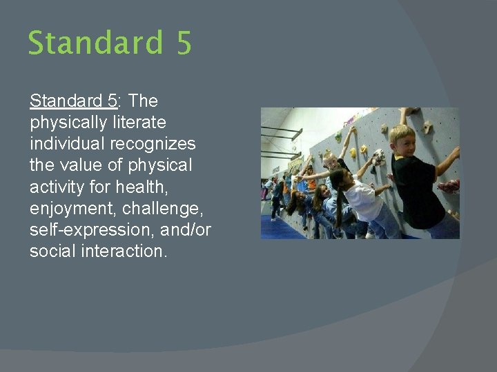 Unpacking the Revised National Standards for K 12