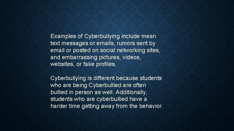 ABOVE BULLYING Being an Upstander WHAT IS BULLYING