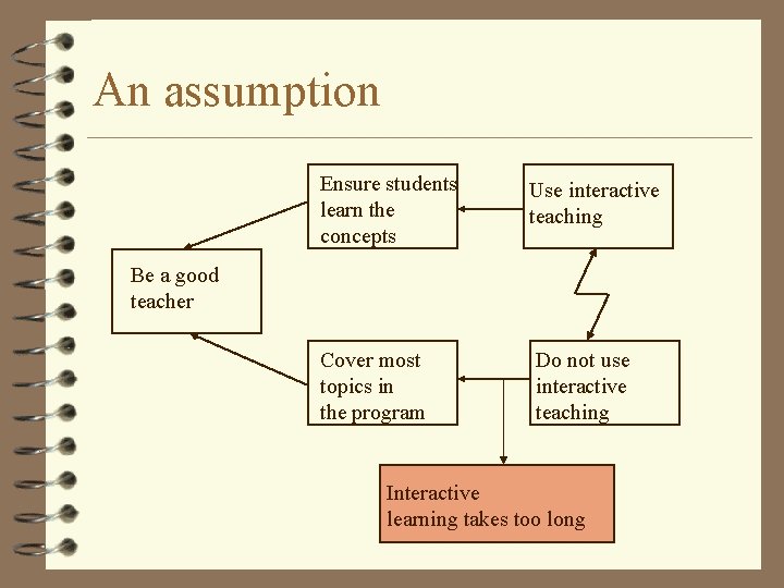 A guide to teaching content using TOC Danilo