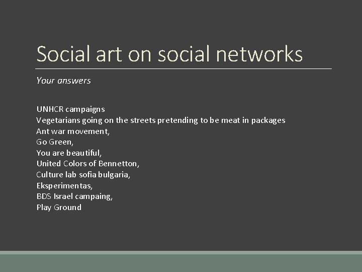 What is Social Art ERASMUS ART OVER PROBLEMS
