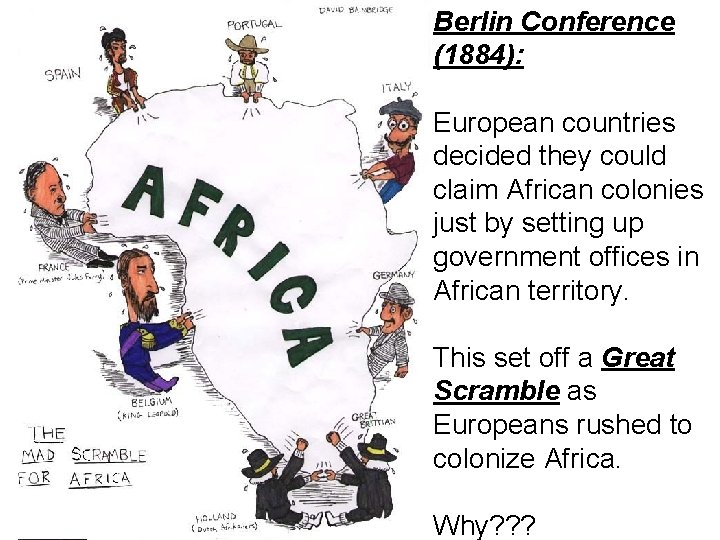 Review Describe the causes of 19 th Century