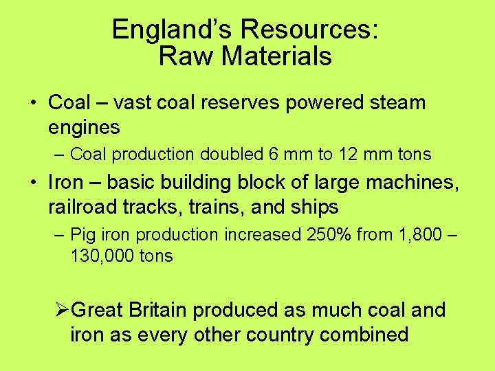 THE INDUSTRIAL REVOLUTION Time Period 1750 1900 Region