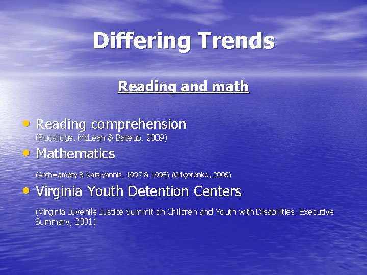 A Review of the Literature Learning Disabilities and