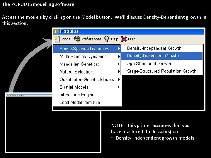 The POPULUS modelling software Download your copy from