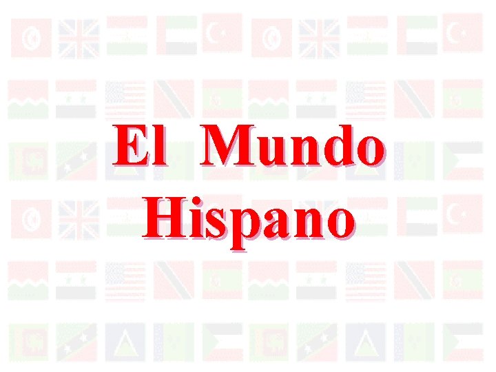 El Mundo Hispano Talk partners n Which languages