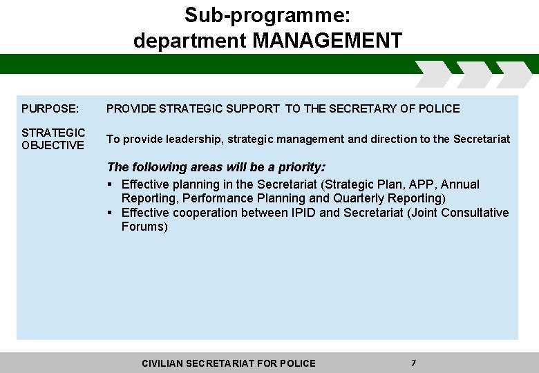 201617 BUDGET OVERVIEW OF THE CIVILIAN SECRETARIAT FOR