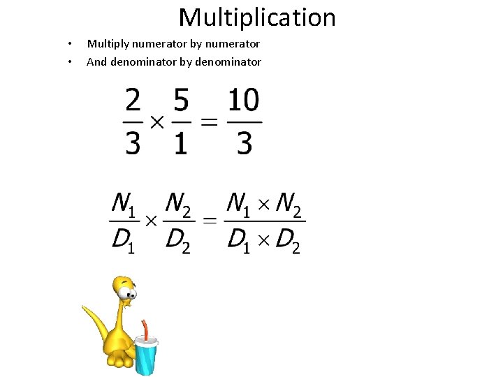Multiplication Model A Fraction of a Fraction Length