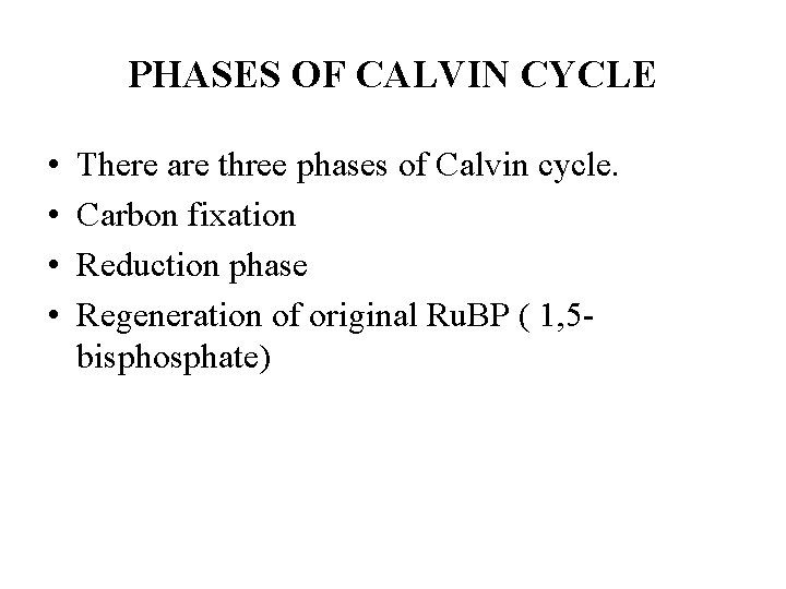 DARK REACTION OF PHOTOSYNTHESIS CALVIN CYCLE CAM METABOLISM