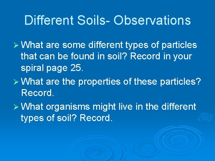 Studying Populations Chapter 1 section 2 Background Knowledge