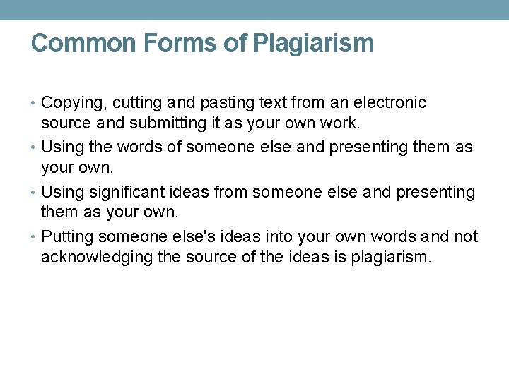 ACADEMIC INTEGRITY Being an Effective and Ethical Student