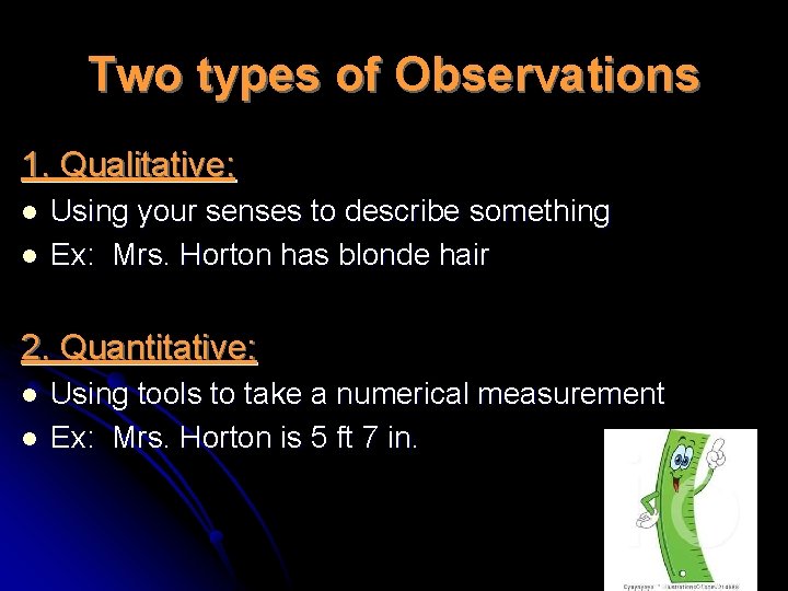 Scientific Method 1 2 3 4 5 Observation