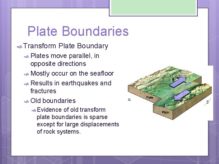 Plate Tectonics and Deformation Landforms Unifying Theory Plate